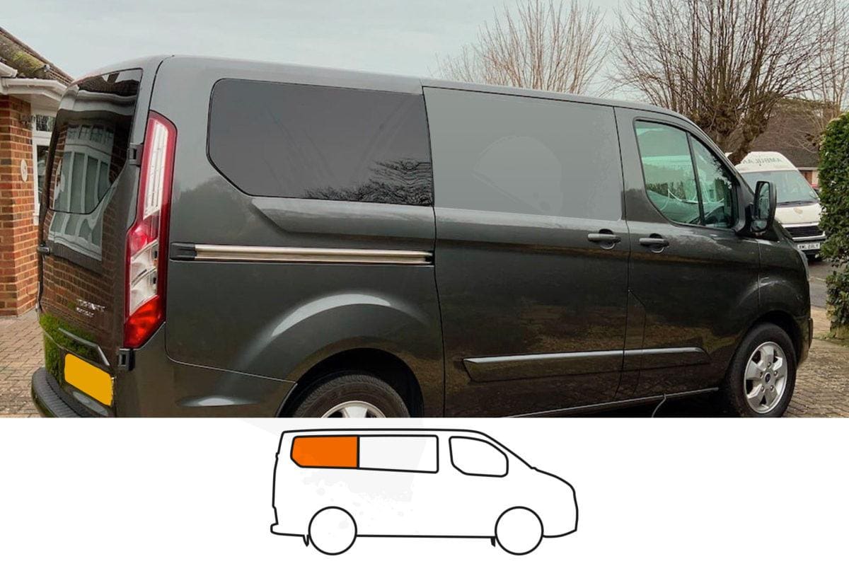Ford Transit Custom (SWB L1) O/S Rear Fixed Window in Privacy Tint ...