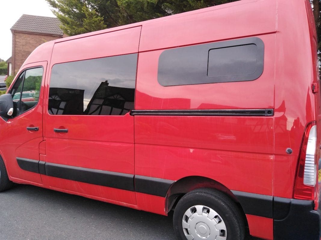 Renault Master 2010> (MWB/LWB/XLWB) N/S Front Fixed Window In Privacy ...