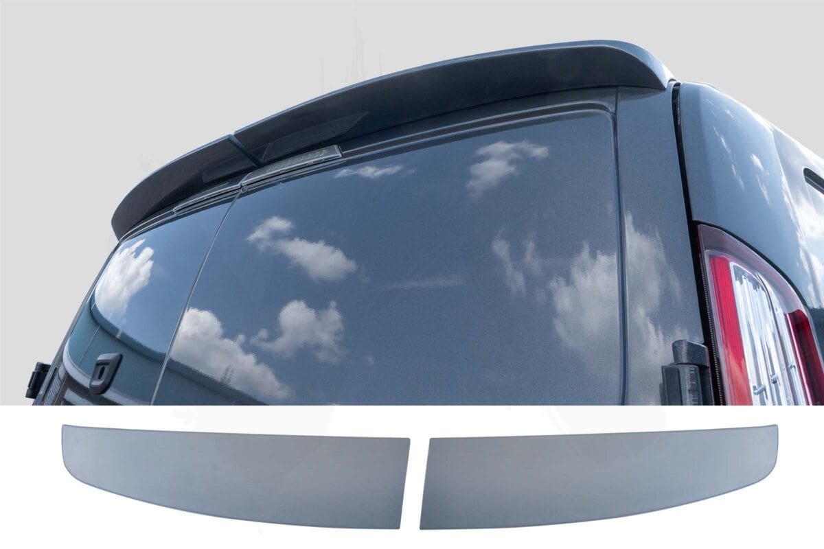 Ford Transit Custom Twin Door Rear Spoiler (PRIMED) - VanPimps