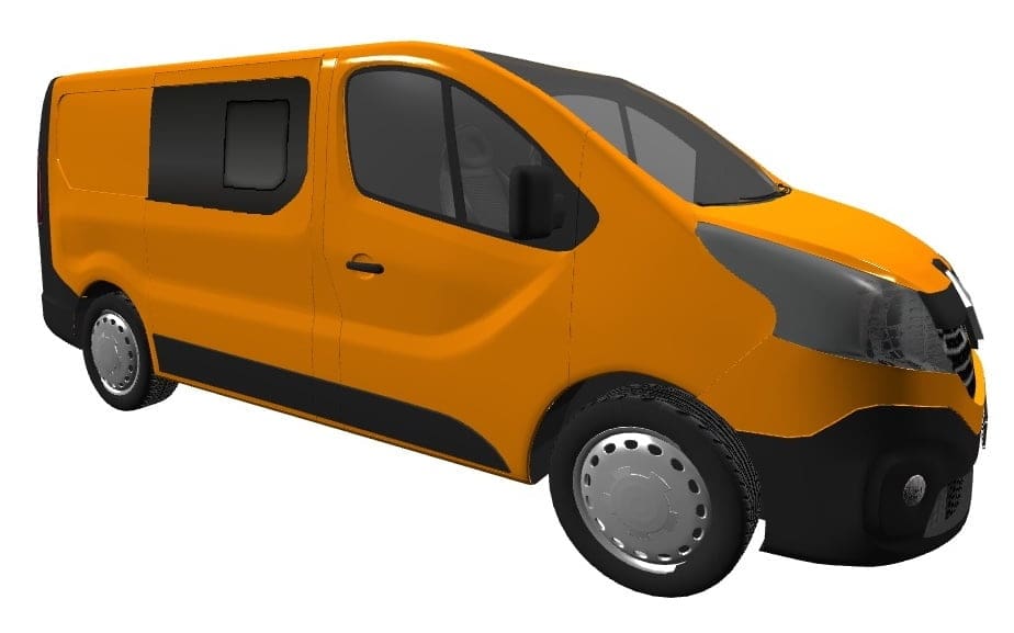 Renault Trafic 2014> X82 N/S Front Fixed & O/S Front Opener Window ...