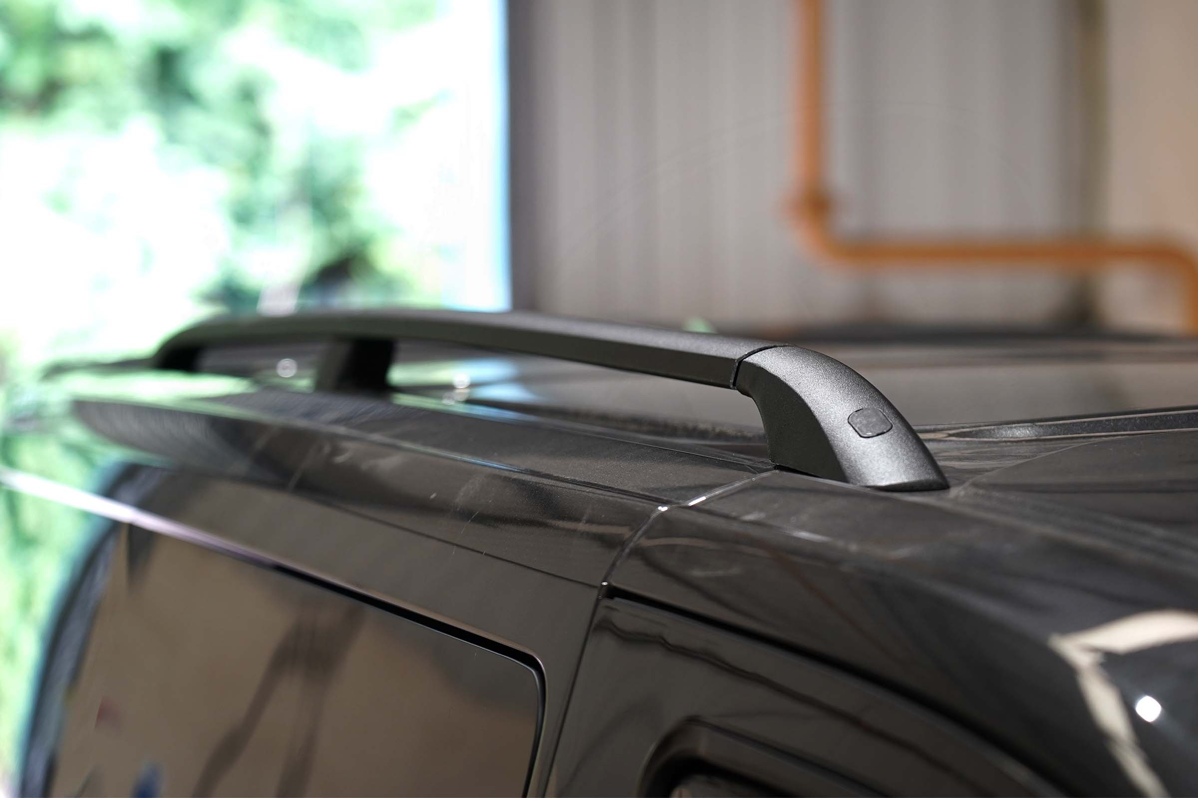 Transit Custom Black Aluminium Roof Rails - SWB - VanPimps