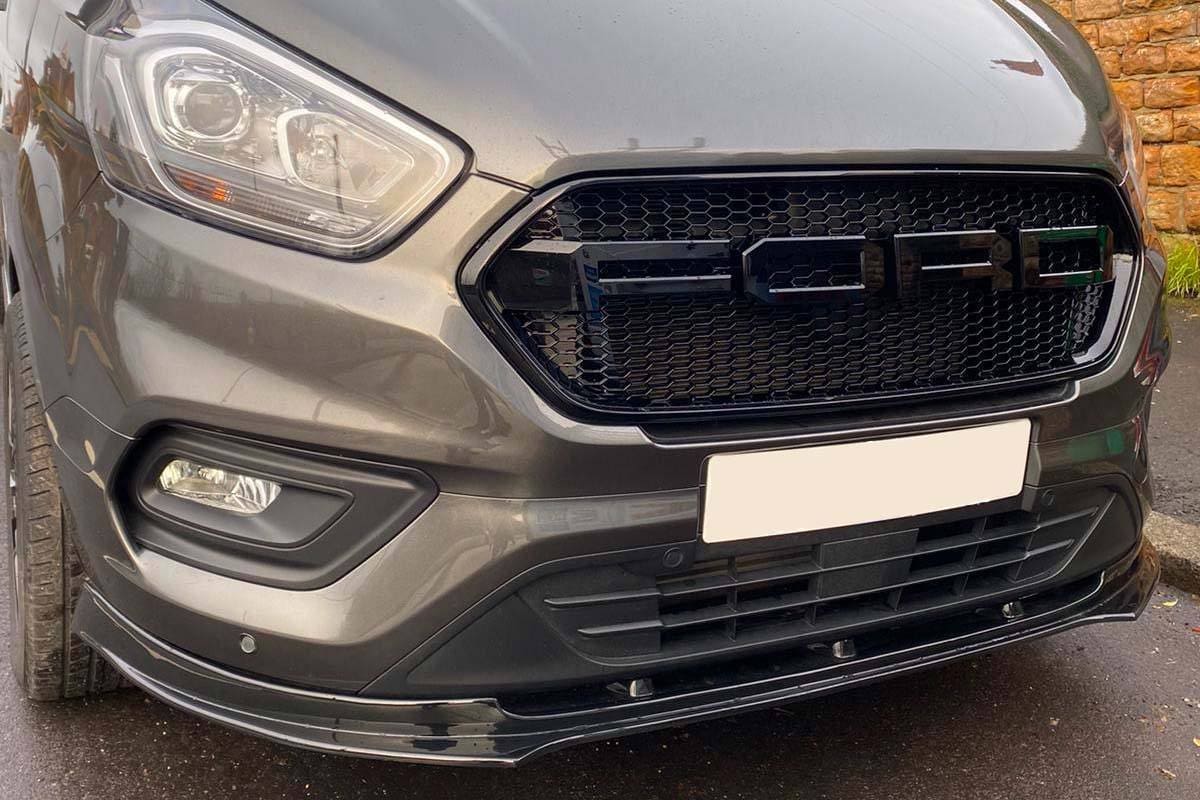 Transit Custom Front Splitter - Under Original Bumper 2018> - VanPimps