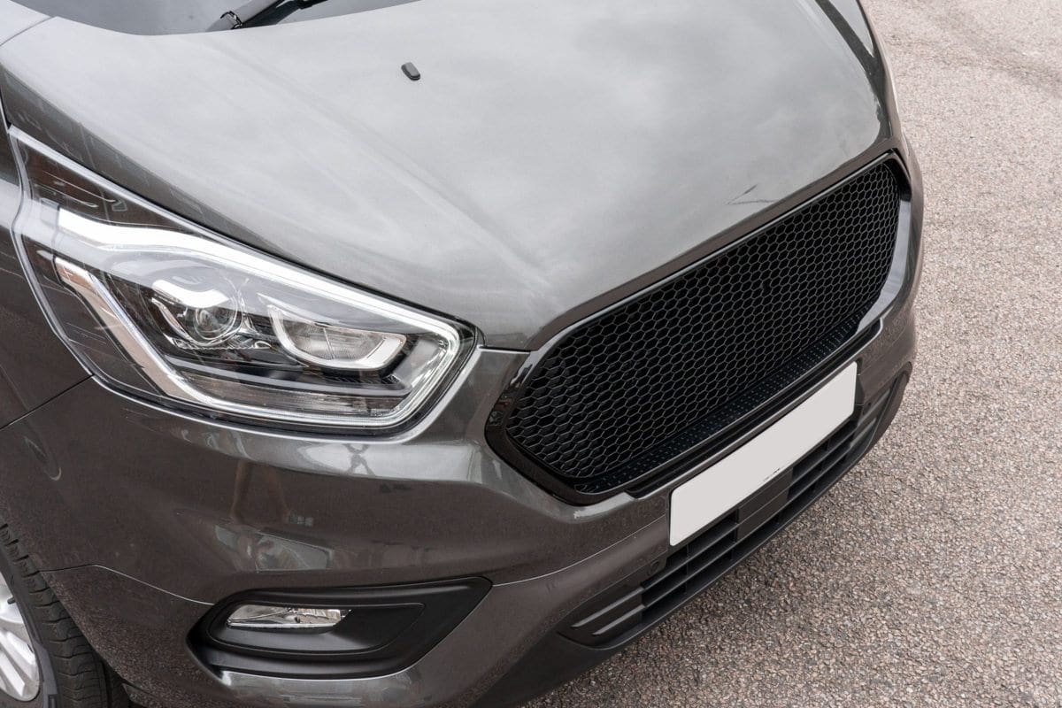 Transit Custom Honeycomb Front Grille (2018-2023) - VanPimps