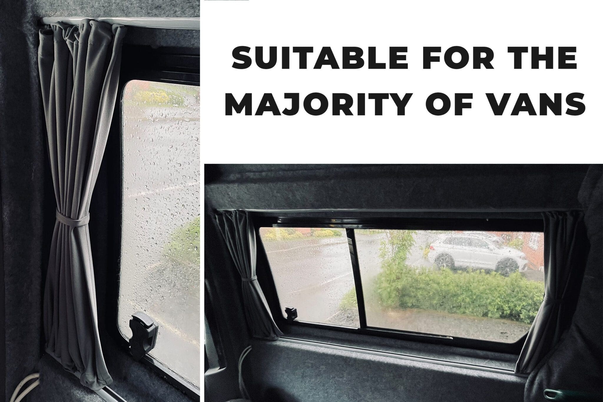 Universal Van Curtain Kit - 70cm Drop - VanPimps