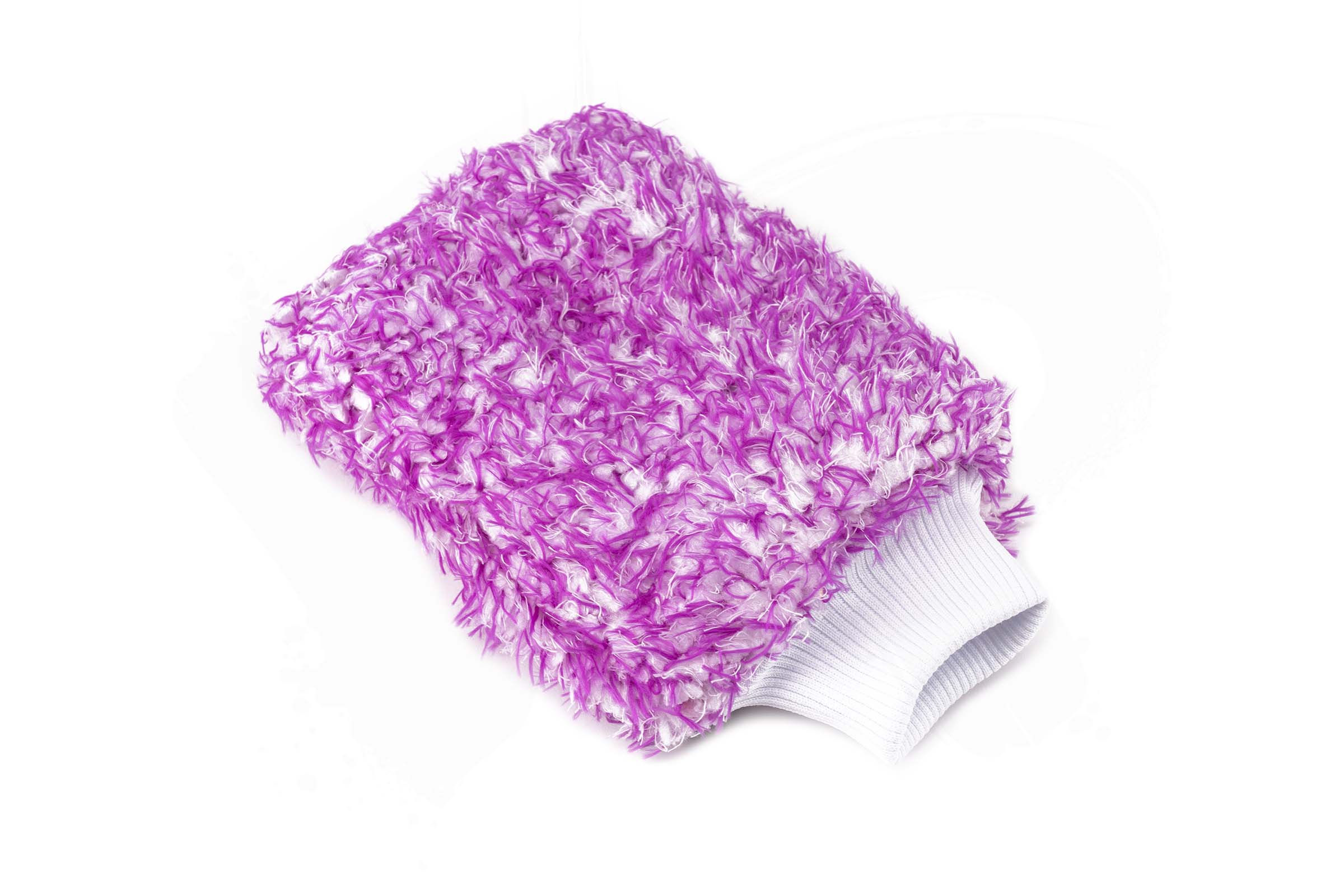 Plush Wash Mitt (Purple & White) - VanPimps