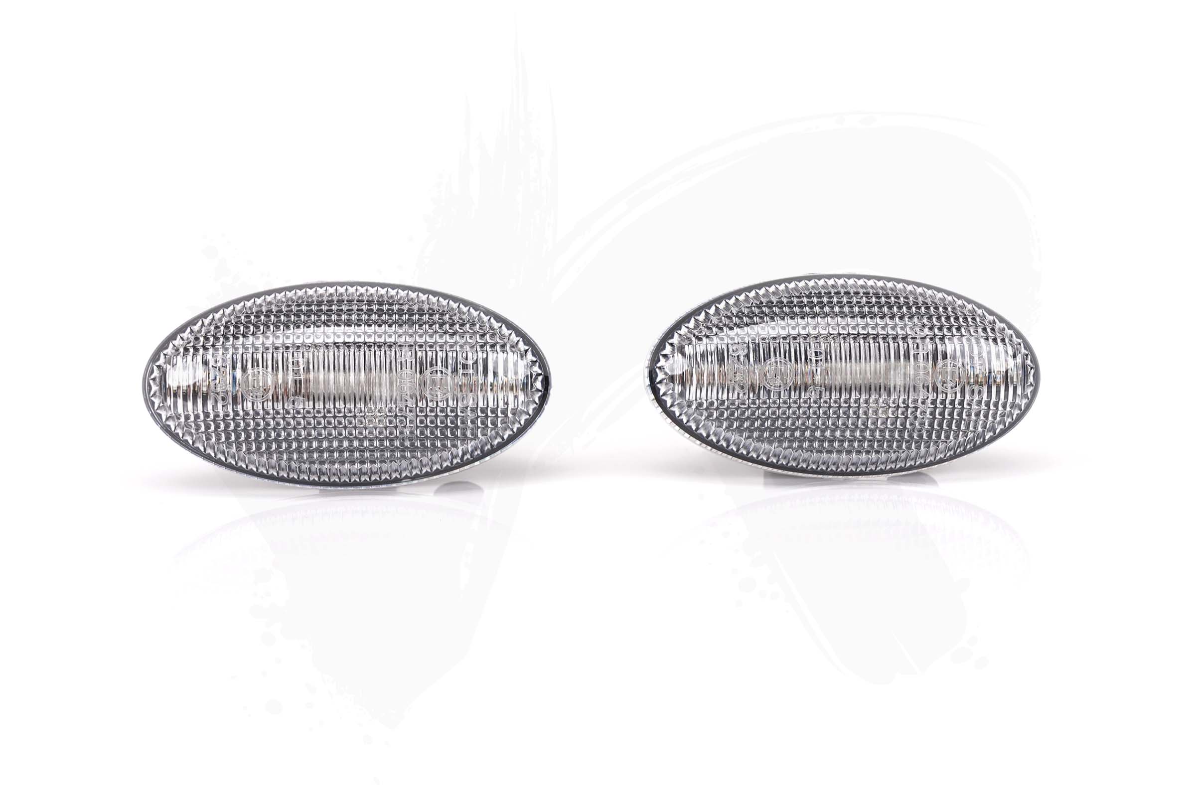 Peugeot Partner 96-15 Dynamic LED Wing Mirror Lights - Clear - VanPimps
